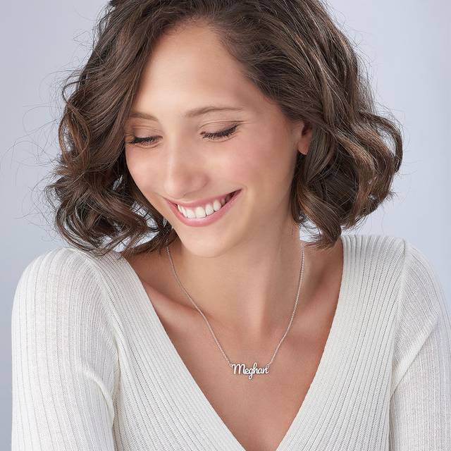 London Name Necklace in Sterling Silver | My Name Necklace Canada